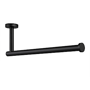 KES Kitchen Paper Towel Holder Under Cabinet Matte Black 11 Inch Paper Towel Holder Dispenser Bathroom Wall Mount SUS 304 Stainless Steel, A2175S30-BK