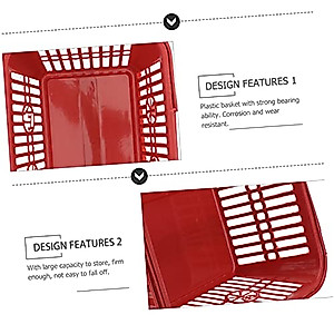 16 Pcs Fruit Picking Basket Plastic Storage Basket Snack Baskets for Candy Containers Portable Organizer Bins for Bathroom Grocery Crate Mini Containers Fig Baskets Pack