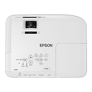 Epson VS355 WXGA 3,300 lumens color brightness (color light output) 3,300 lumens white brightness (white light output) HDMI 3LCD projector