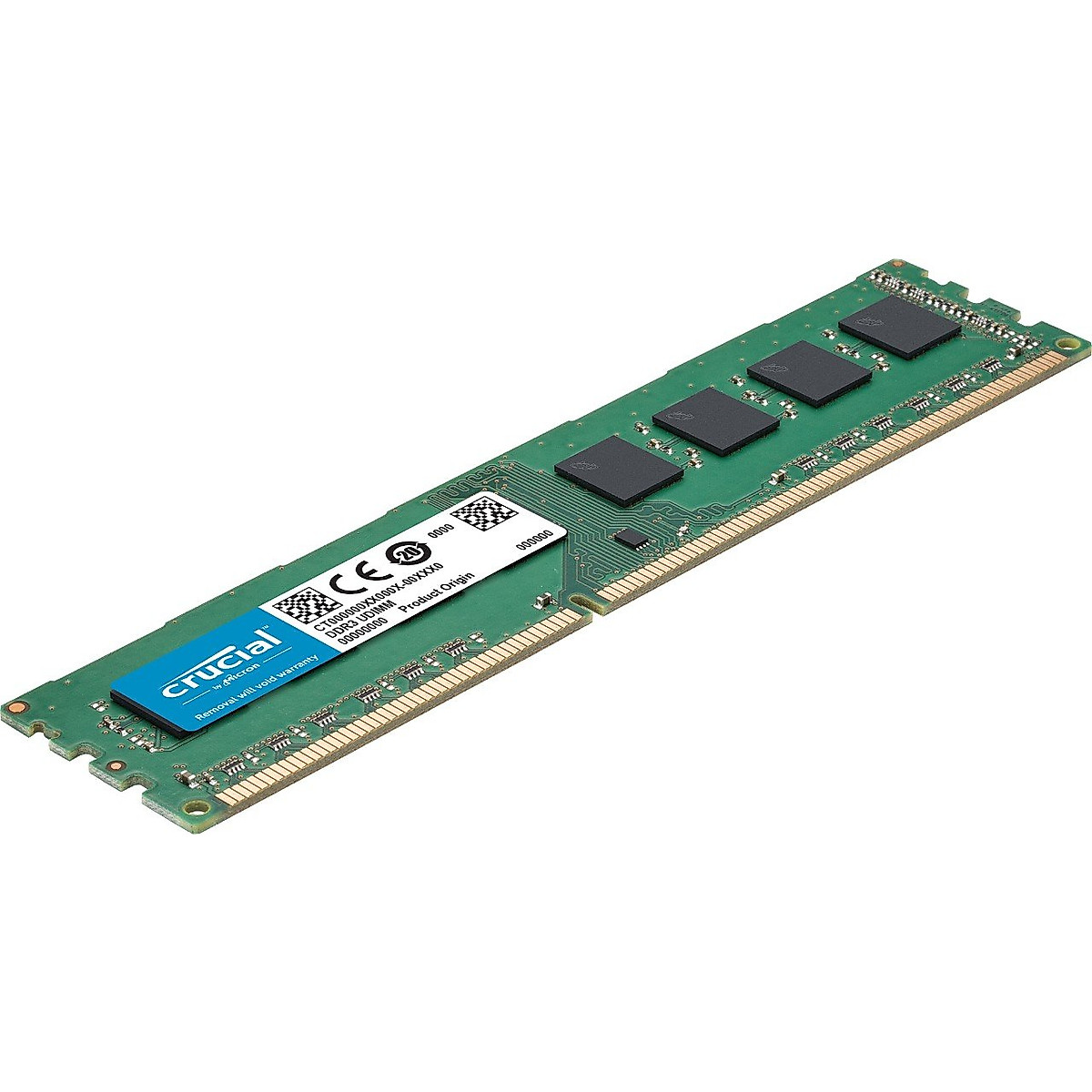 Crucial Technology 4GB, 240-pin DIMM, DDR3 PC3-12800,