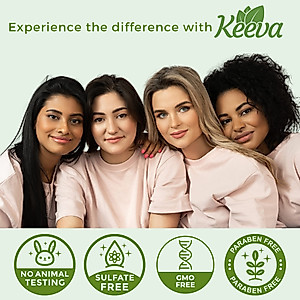Keeva Organics Intensive Acne Scar Removal Treatment Cream For Acne Scars - 7X Faster Healing Results - Secret Tea Tree Oil Organic Ingredients - For Face, Back and Butt - From