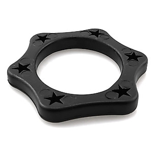 Microphone Protection Ring LQ Industrial 5PCS Hexagonal Rubber Anti-Slip Shock Protection Rings Anti-Rolling Protective Covers Holders for Handheld Wireless Mic Microphone