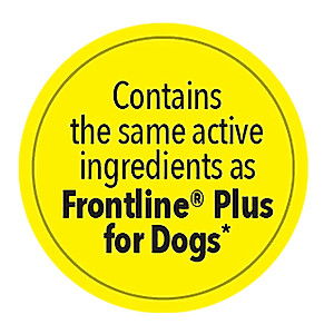 FirstAct Plus Flea Treatment for Dogs, Medium Dogs 23-44 lbs, 3 Doses, Same Active Ingredients as Frontline Plus Flea and Tick Prevention for Dogs