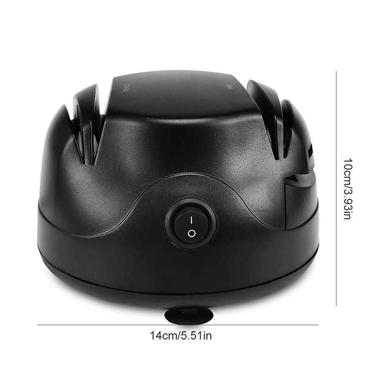 HOG Electric Knife Sharpener - 3-in-1, Quick, Multifunction, Simple and Safe, Stronger and Durable, Ultra-Sharp, Suction Cup Rubber