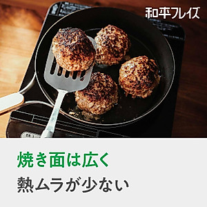 Wahei Freiz Enzo en-010 Tsubamesanjo Iron Frying Pan, 10.2 inches (26 cm), Made in Japan, Induction and Gas Compatible