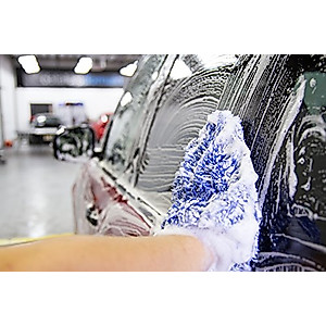 Detailer's Domain Premium Microfiber Wash Mitt - 7x11 INCHES & Maximum Absorbancy