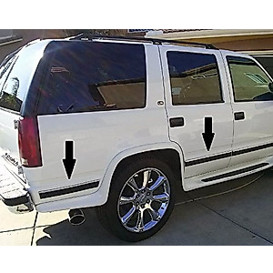 Automotive Authority Replacement Chrome Side Body Trim Molding for 1988-1998 Chevy GMC Tahoe Suburban Silverado Pickup Truck - 2.5" (Half Roll - 160")