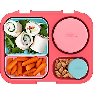 THERMOS Kids Freestyle 8 Piece Food Storage Kit, Pink/Peach