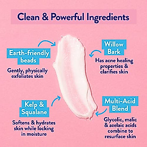 Megababe Butt & Body Acne Mask - Le Tush | Clarifying, Exfoliating & Hydrating | 6.7 fl oz