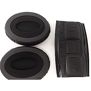 Sennheiser BUNDLE Genuine Replacement Ear Pads & Headband Cushions for Sennheiser HD280 HD280-Pro HD281 HMD280 HMD281 Headphones