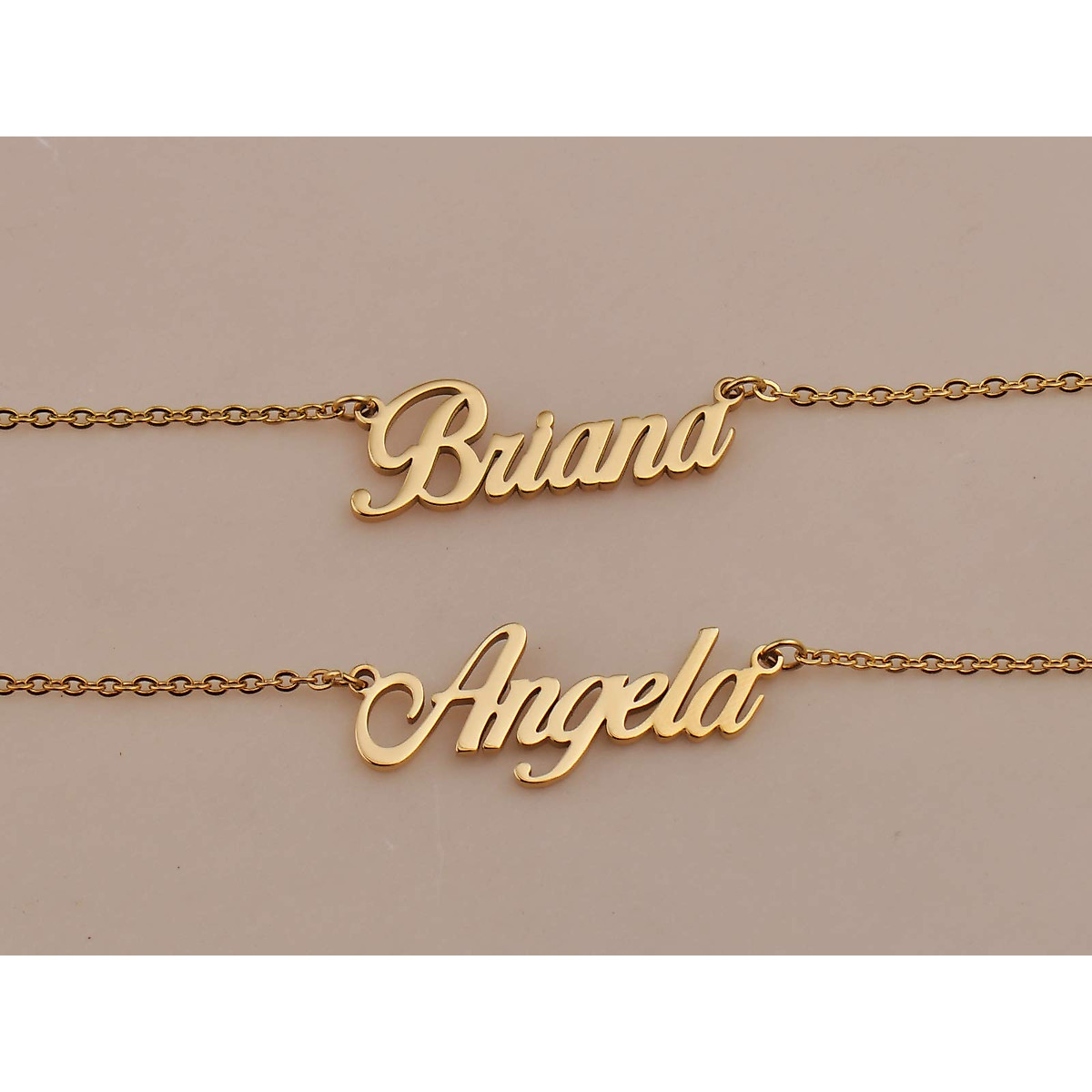 HUAN XUN Personalized Any Name Necklace Charm Pendant Necklace for Mother New Mom Torin