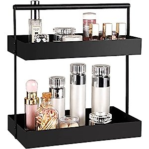 IMQing 2 Tier Bathroom Counter Storage, Body Spray Organizer for Bathroom, Spa Bathroom Decor and Accessories Rack Downtown Girl Room Decor/Beauty Room Decor