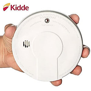 Kidde Smoke Detector, 9V Battery Operated Smoke Alarm, Test-Reset Button, Battery Included