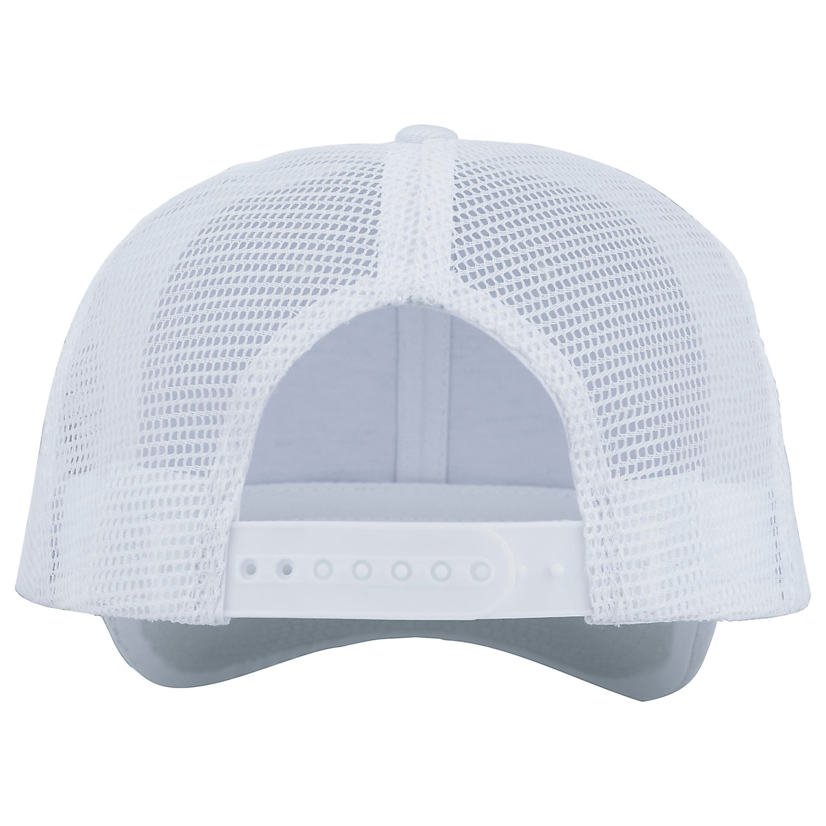 Gelante Mesh Trucker Baseball Cap Structured Front Panel Wholesale LOT 12 Pack TR001 White