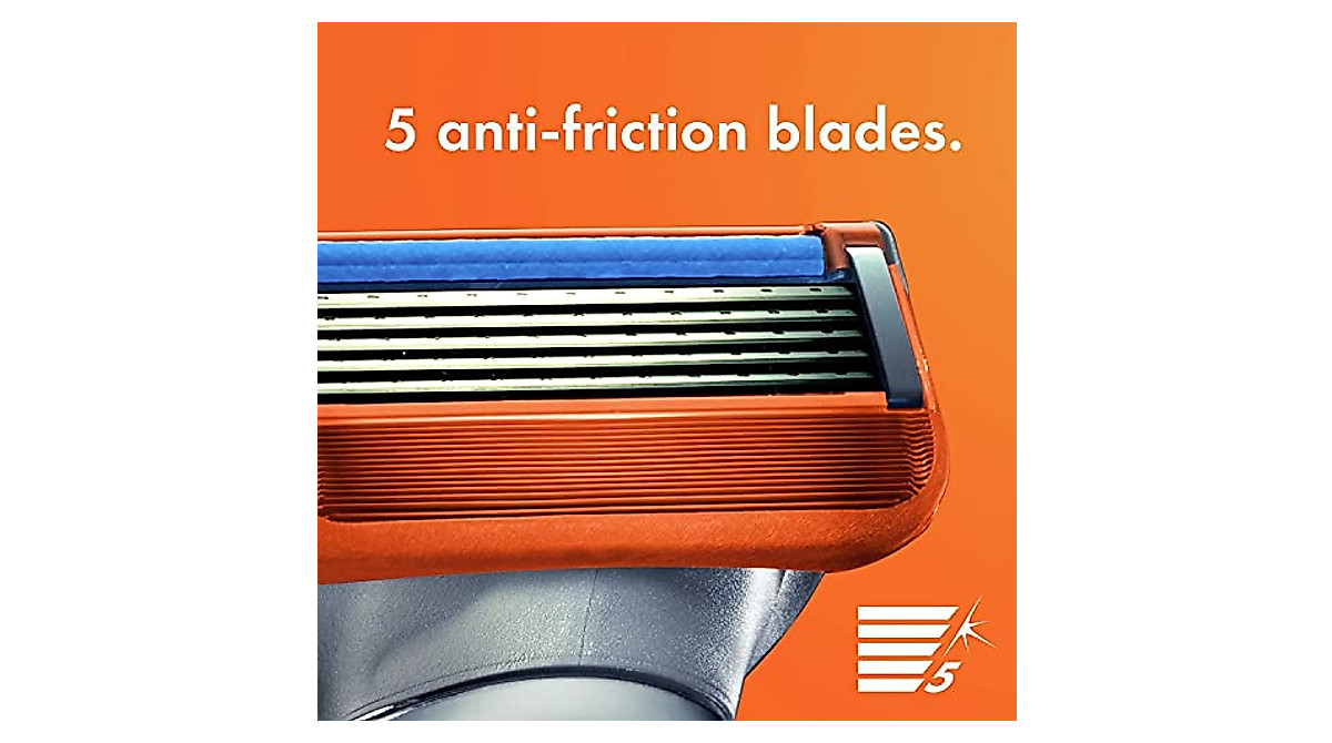 Gillette Fusion5 Men's Razor Handle & 2 Blade Refills - Smooth Shave