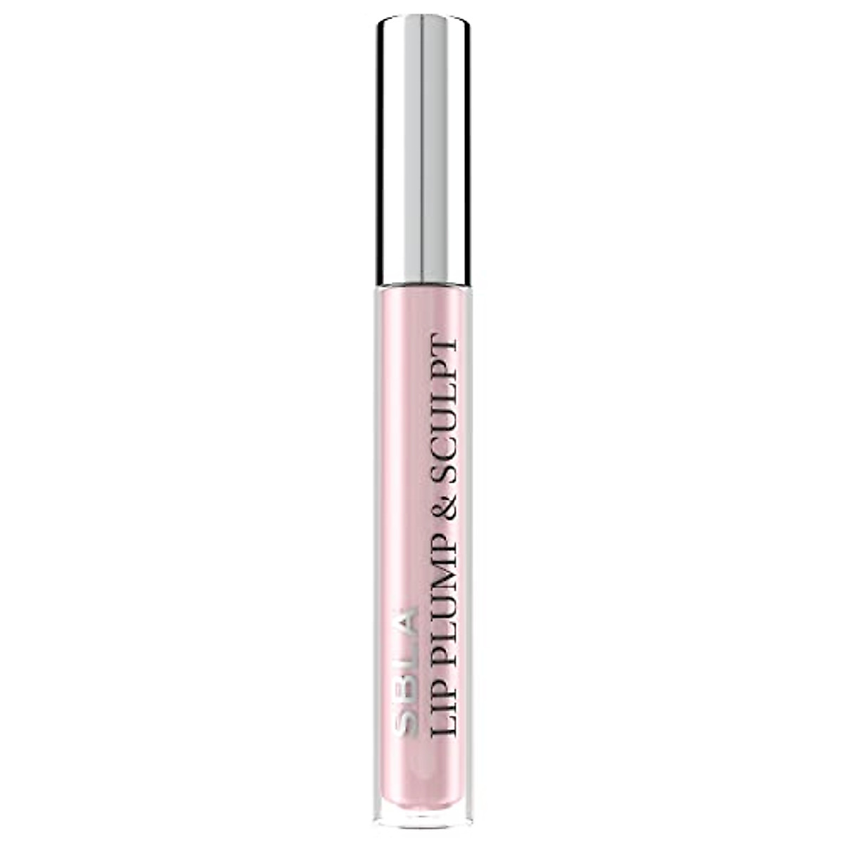 SBLA Beauty Lip Plump & Sculpt, Hydrating Lip Plumper Gloss, Instantly Plumps Lips & Creates Fuller Pout, Baby Glow (Light Pink), 0.11 Oz