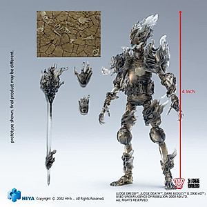 HIYA TOYS Judge Dredd: Judge Fire Black & White 1:18 Scale Exquisite Mini Action Figure