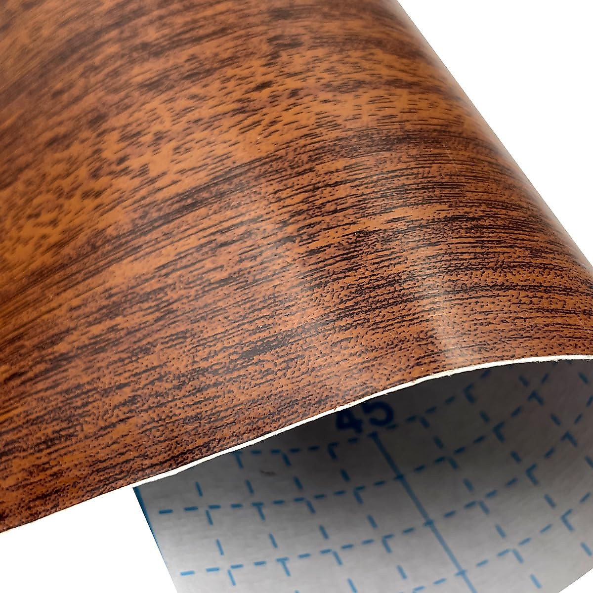 Yifely Minimalist Brown Wood Grain Furniture Paper Self Adhesive Shelf Liner Nightstand Door Sticker 17.7 Inch by 9.8 Feet