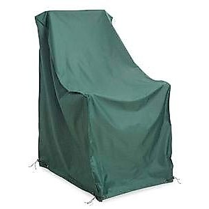 Plow & Hearth Rocking Chair Outdoor Patio Furniture Cover Waterproof | Green | 26-3/4' Inches Long x 31-1/2' Inches Wide x 44 Inches Tall