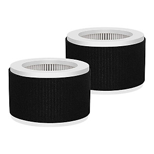 EPI810 True HEPA Replacement filter Compatible with MOOKA and KOIOS MEGAWISE EPI810 Air Purifiers, with 3-Stage H13 True HEPA Filter for EPI810 Filter, 2-Pack