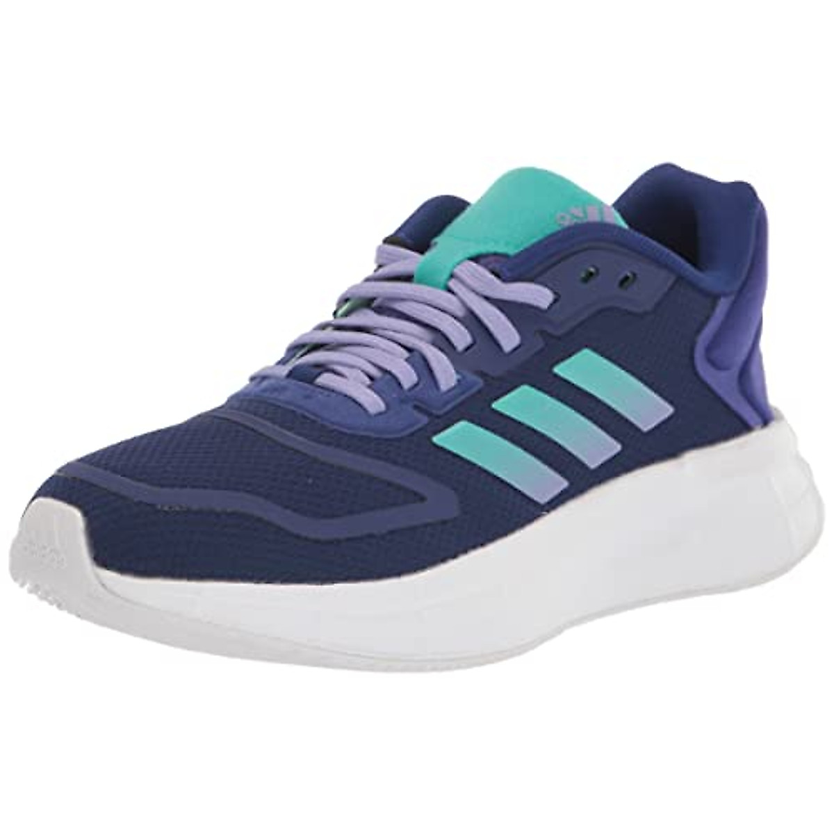 adidas Women's Duramo 10 Running Shoe, Legacy Indigo/Mint Rush/Light Purple, 8