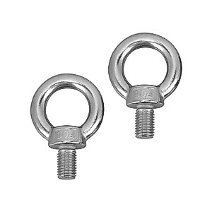 Lifting Ring Eye Bolt, 2Pcs Stainless Steel Lifting Ring Eye Bolt Heavy Duty Marine Grade Ring Screw Bolts(M16)