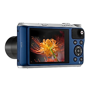 Samsung WB350F - 16.3MP BSI CMOS, 21X Optical Zoom, 3-inch LCD touchscreen, 1080p HD Video, Smart WiFi and NFC Digital Camera - Blue