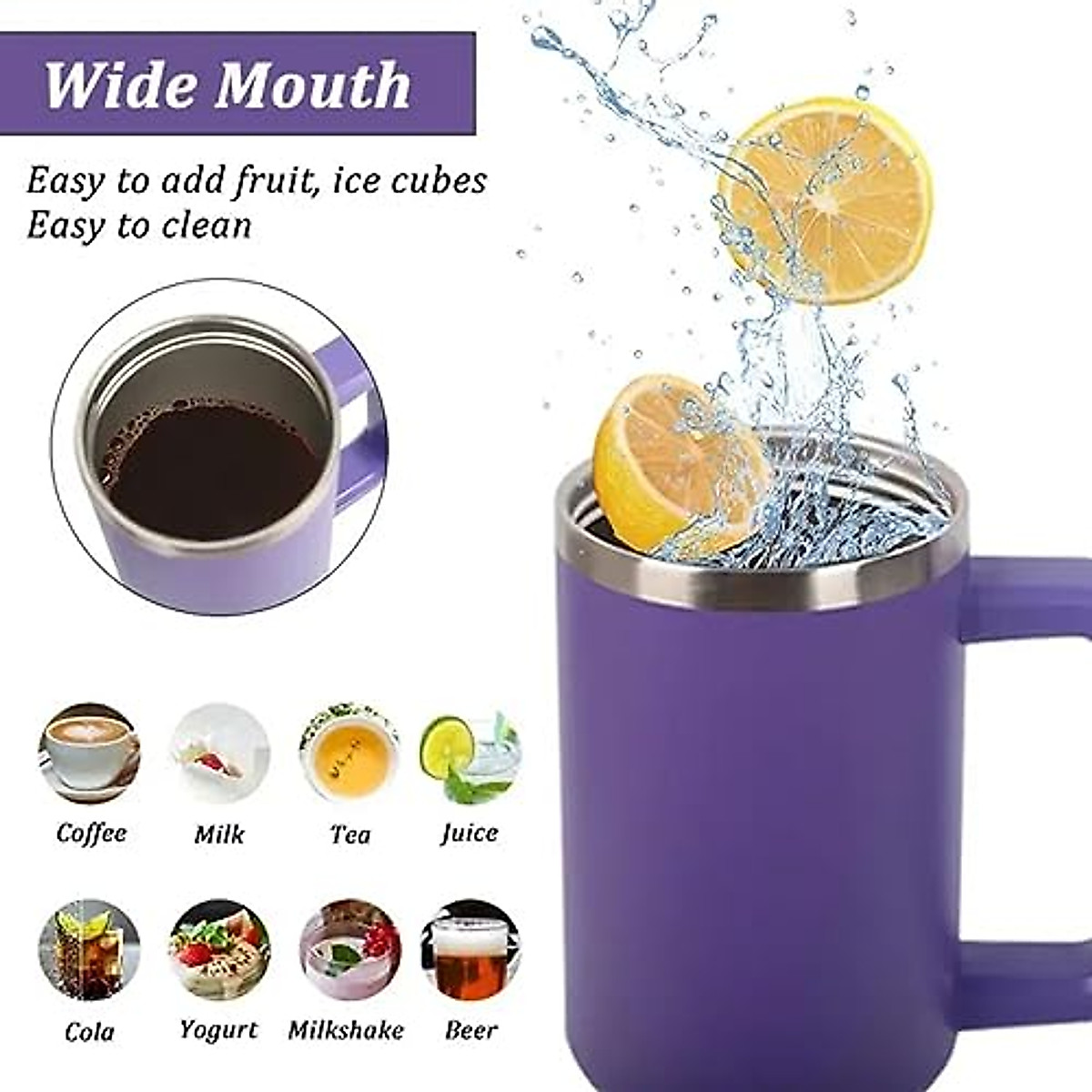 Tumbler With Lid And Straw 40 Oz,Insulated Tumblers, Travel Water Bottle, Trending Cups For Women & Men, Great Travel Gifts For Her & Him 3d Lilac