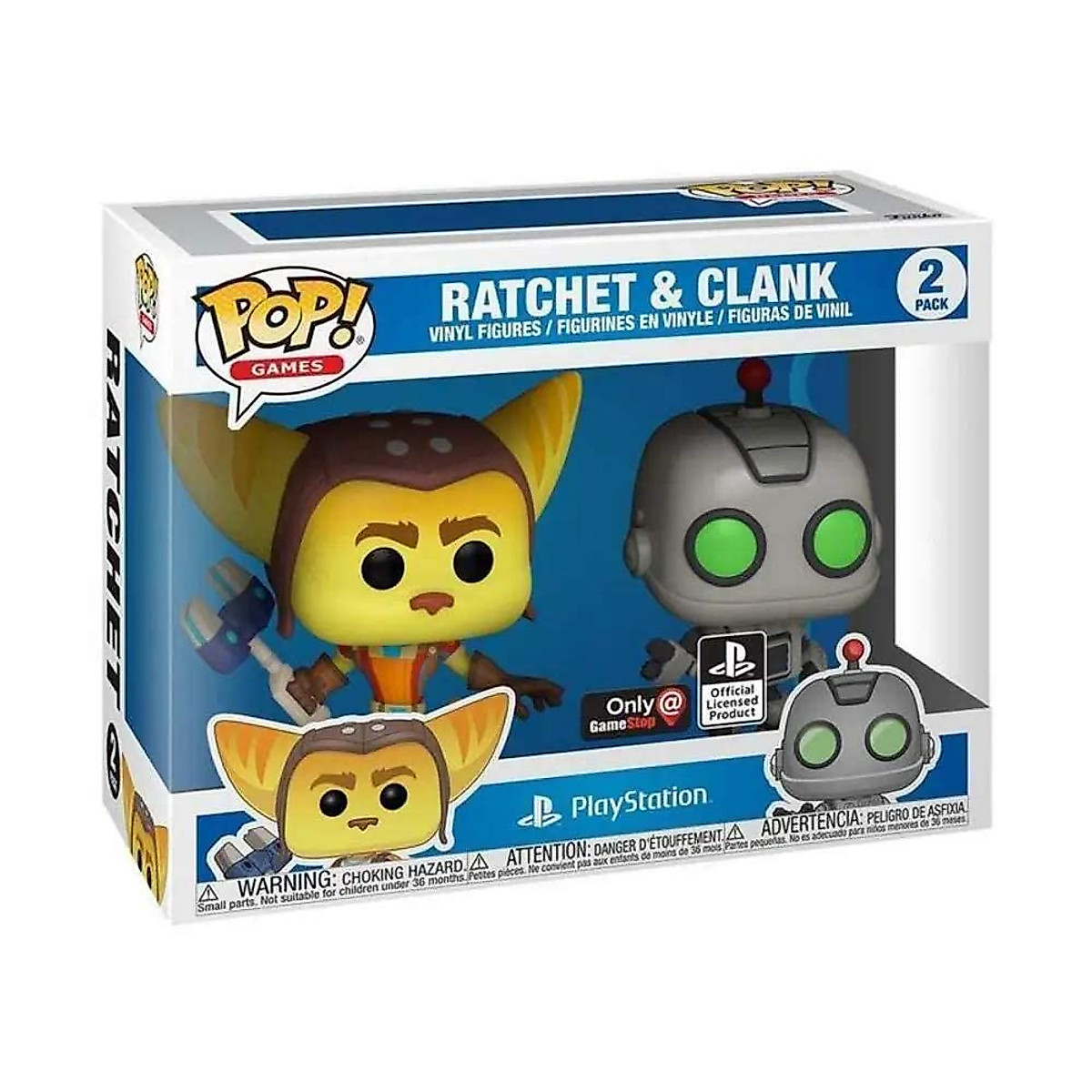 Funko Pop! Ratchet and Clank Playstation Exclusive 2 Pack