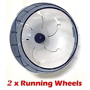 3-Solid Floor Levels Habitat Hamster Rodent Gerbil Mouse Mice Cage with Top Large Running Ball (Blue)