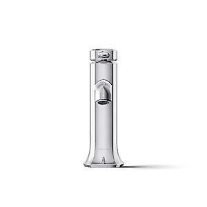 KOHLER 27000-4-CP Occasion Single-Handle Bathroom Faucet with Pop-Up Drain Assembly, One Hole Bathroom Sink Faucet, 1.2 gpm, Polished Chrome