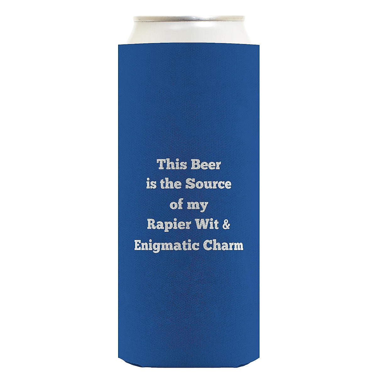 Wedding Party Supplies Any Text Custom Coolie 24-Pack Personalized Ultra Slim Can Coolies Twilight