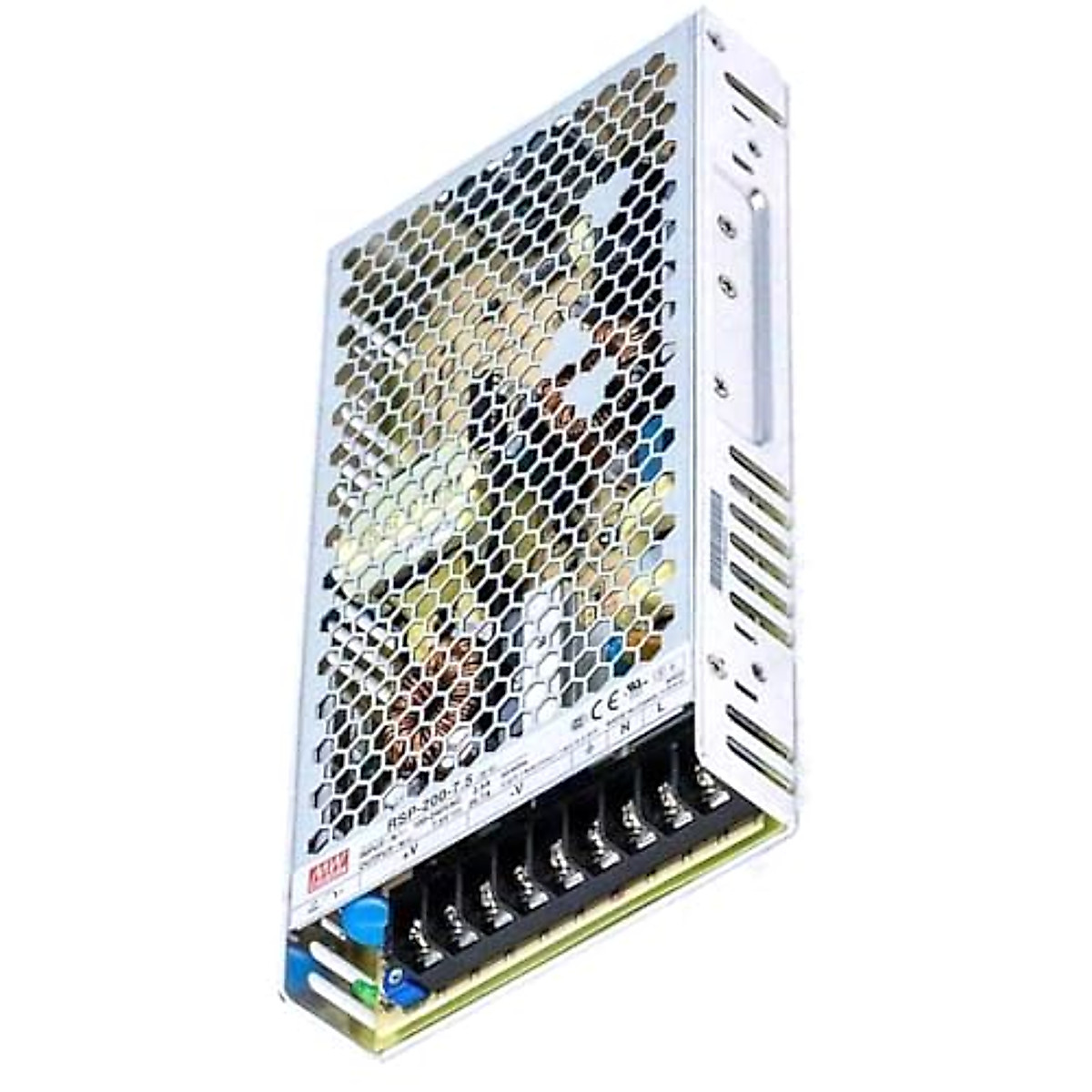 TorqCali RSP-200-7.5 200W Single Output Power Supply 7.5V 26.7A Constant Current with PFC, Enclosed Type for Robotics, Industrial Automation, and LED Lighting