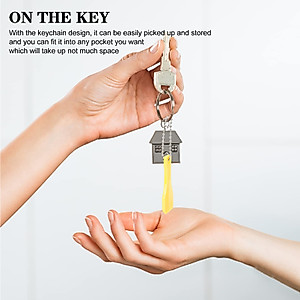 MILISTEN 10pcs Plastic Spatula Plastic Keychain Adhesive Stickers Scratch off Tool for Lottery Tickets Plastic Scraper Tool Keychain Gasket Scraper Lottery Scratcher Tools Sticker Scraper