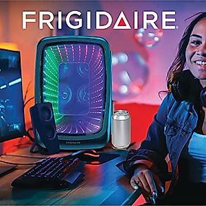 Frigidaire EFMIS179 Gaming Light Up Mini Beverage Refrigerator, Blue