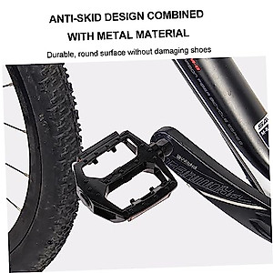 Kisangel 2 Pairs Accessories for Bikes Travel Accessories Bike Accessories for Kids Cycle Pedals Bike Pedals with Straps Bike Pedals Repair Pedal for Bicycle Aluminium Alloy Pedal Ball BMX