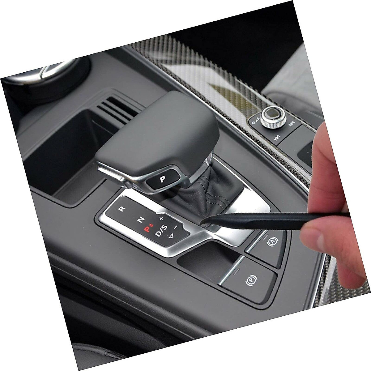 Plastic Scraper Tool, Pack of 6, Carbon Fiber Multi-Purpose Scraper Non-Scratch Cleaning Tool for Tight Spaces, Crevices, Most Surfaces Perfect to Remove Stickers, Labels, Food, Dirt, Etc