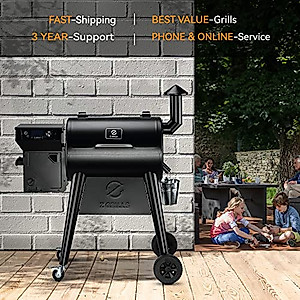Z GRILLS PIONEER 450B Wood Pellet Grill and Smoker