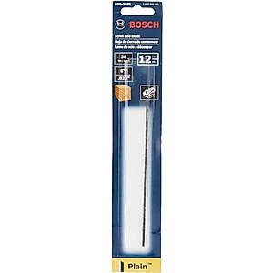 BOSCH SS5-28PL 5-Inch X 28-Tpi Plain End Scroll Saw Blade, Black