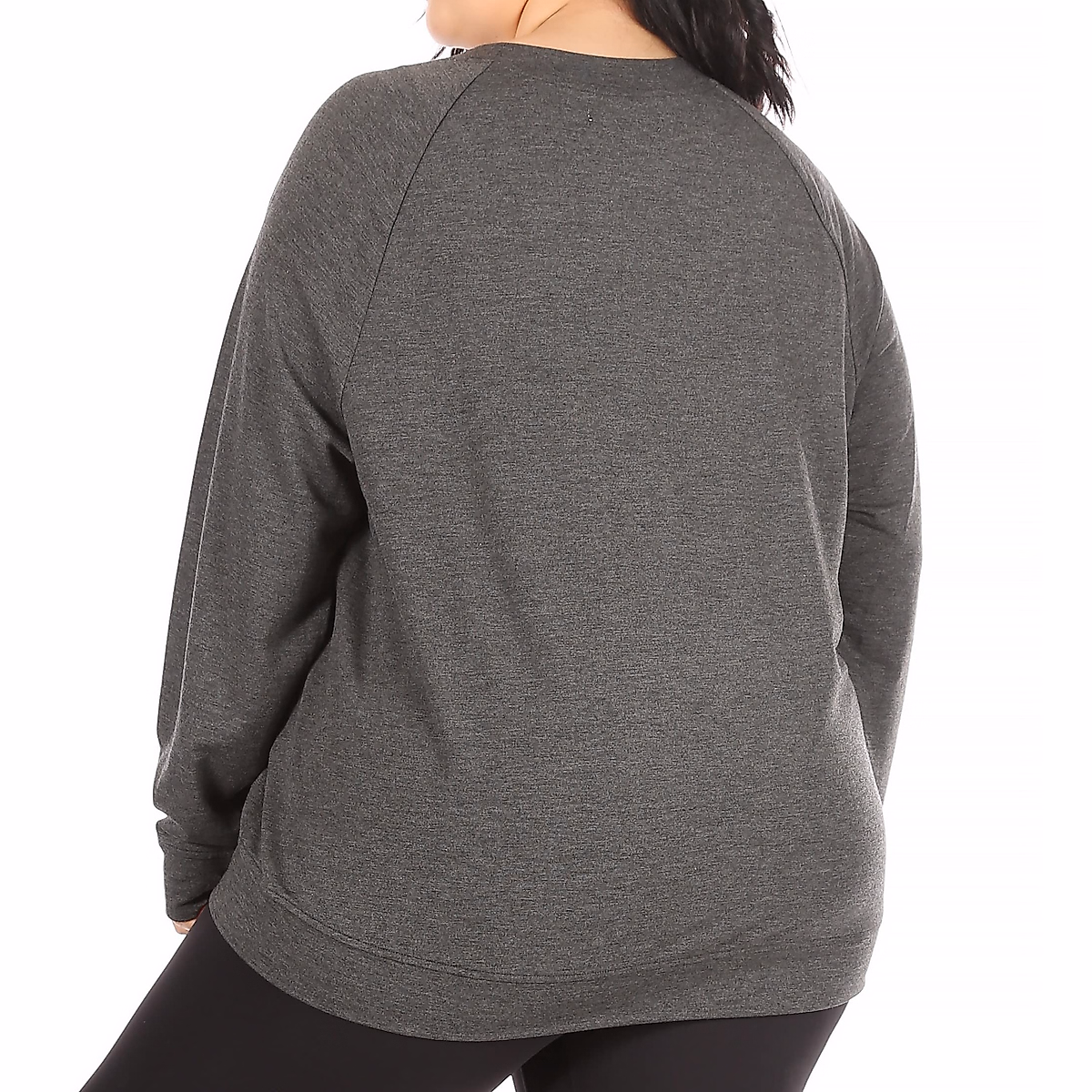 Rae Dunn Women's Plus Size Studio Raglan Sweatshir