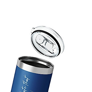 Cuptify You Had Me at I Hate That Too! Skinny Tumbler with Lid Laser Engraved on Blue 22 oz Insulated Stainless Steel Best Friend Birthday Gift For Women