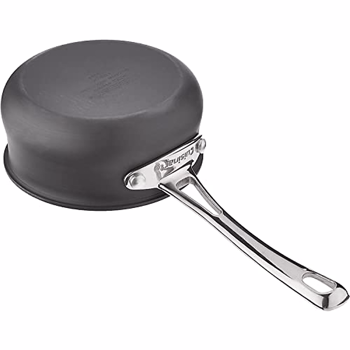 Cuisinart Contour Hard Anodized 1-Quart Saucepan with Cover,Black