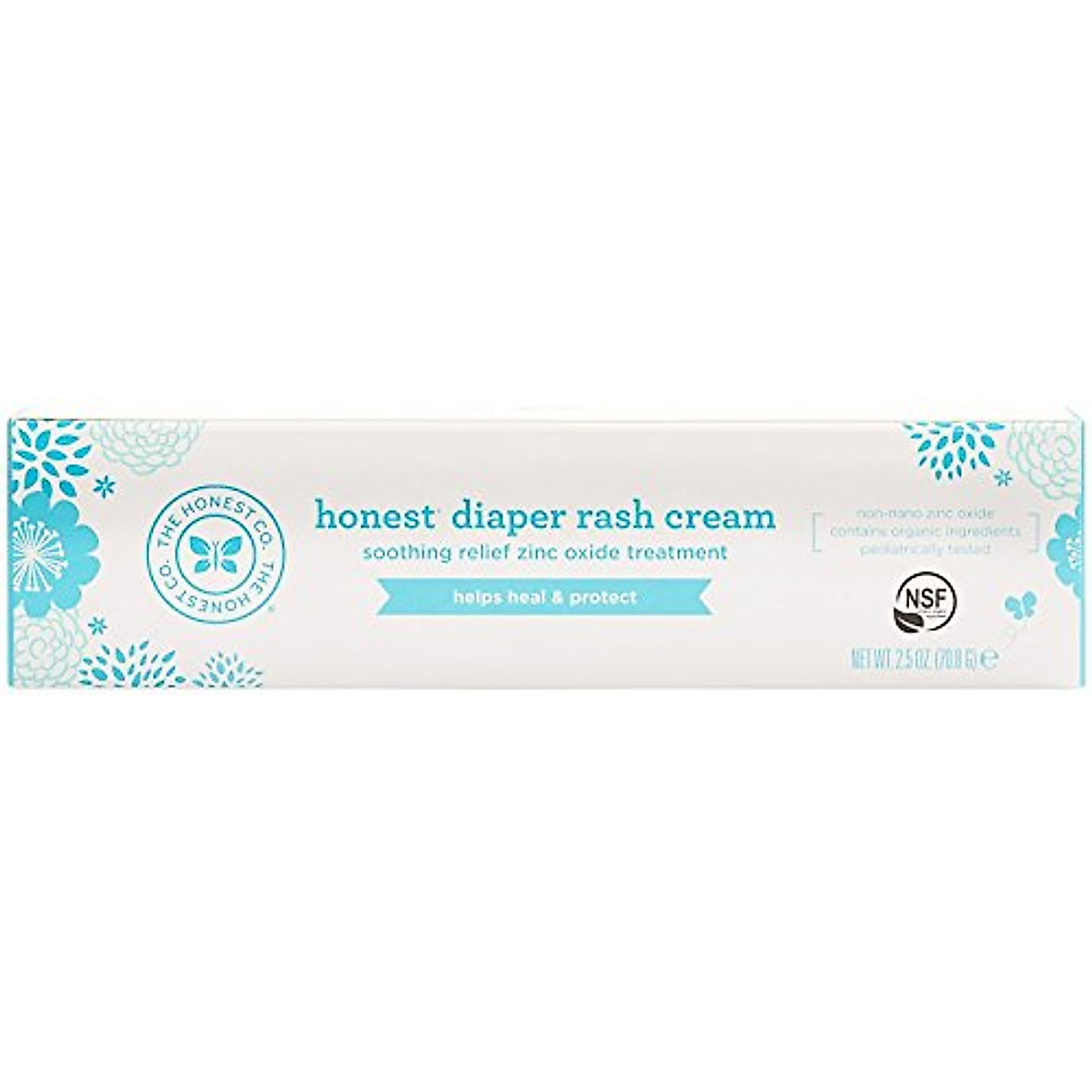Honest Diaper Rash Cream, 2.5 Ounce