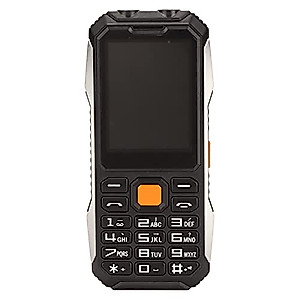 Heayzoki 2G Cell Phone for Seniors Unlocked Phone,Dual SIM Big Button 2.4in HD Screen 6800mAh Long Battery Life Seniors Cell Phone(Black)