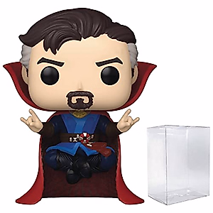 POP Marvel: Doctor Strange Multiverse of Madness - Doctor Strange (Levitating) Specialty Series Funko Vinyl Figure (Bundled with Compatible Box Protector Case), Multicolor, 3.75 inches