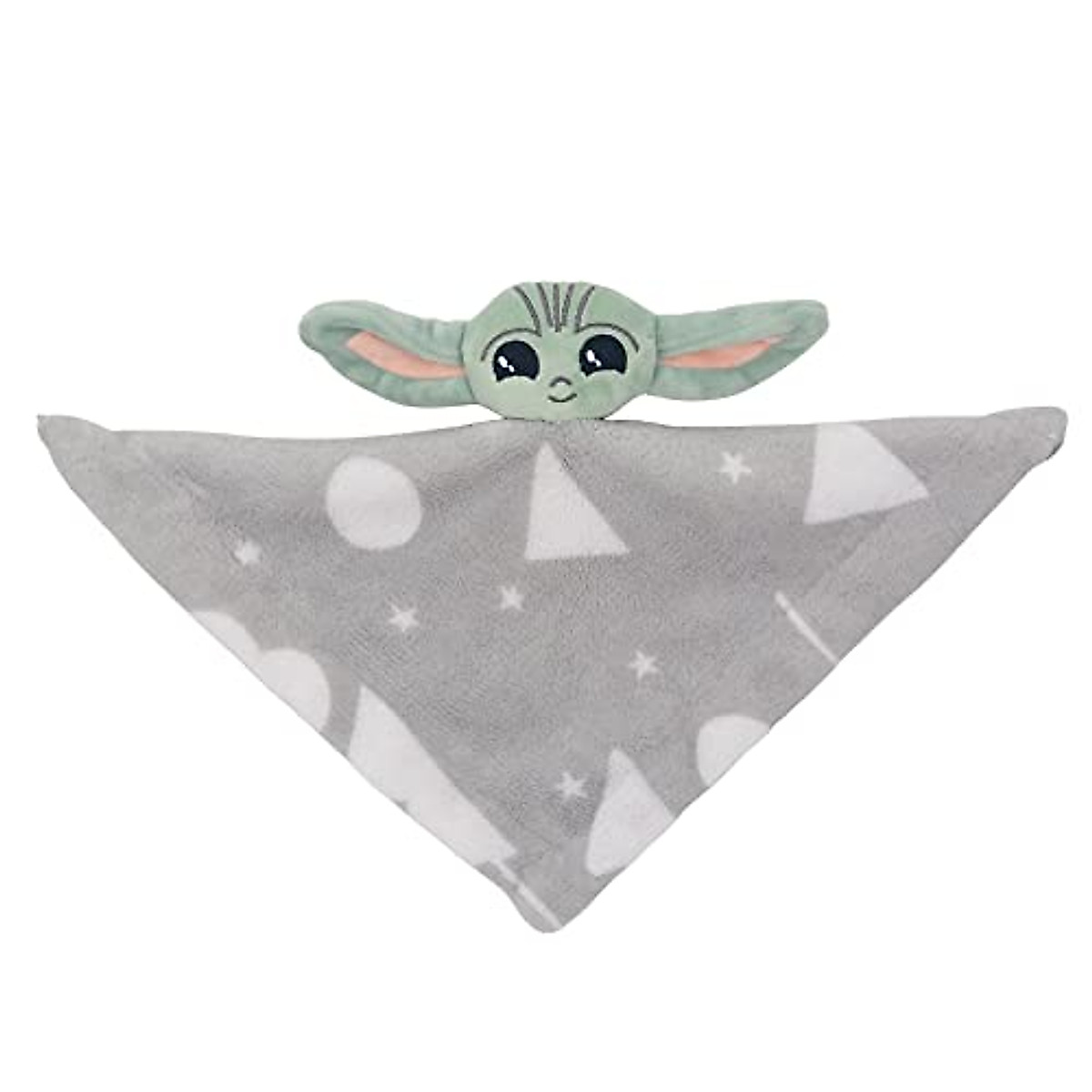 Lambs & Ivy Star Wars Baby Yoda/The Child Swaddle Blanket & Lovey Gift Set