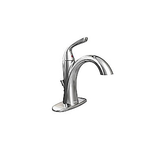 American Standard 7186101.002 Fluent Single Control Bathroom Faucet with Pop-up Drain, 18 in x 18 in, Polished Chrome