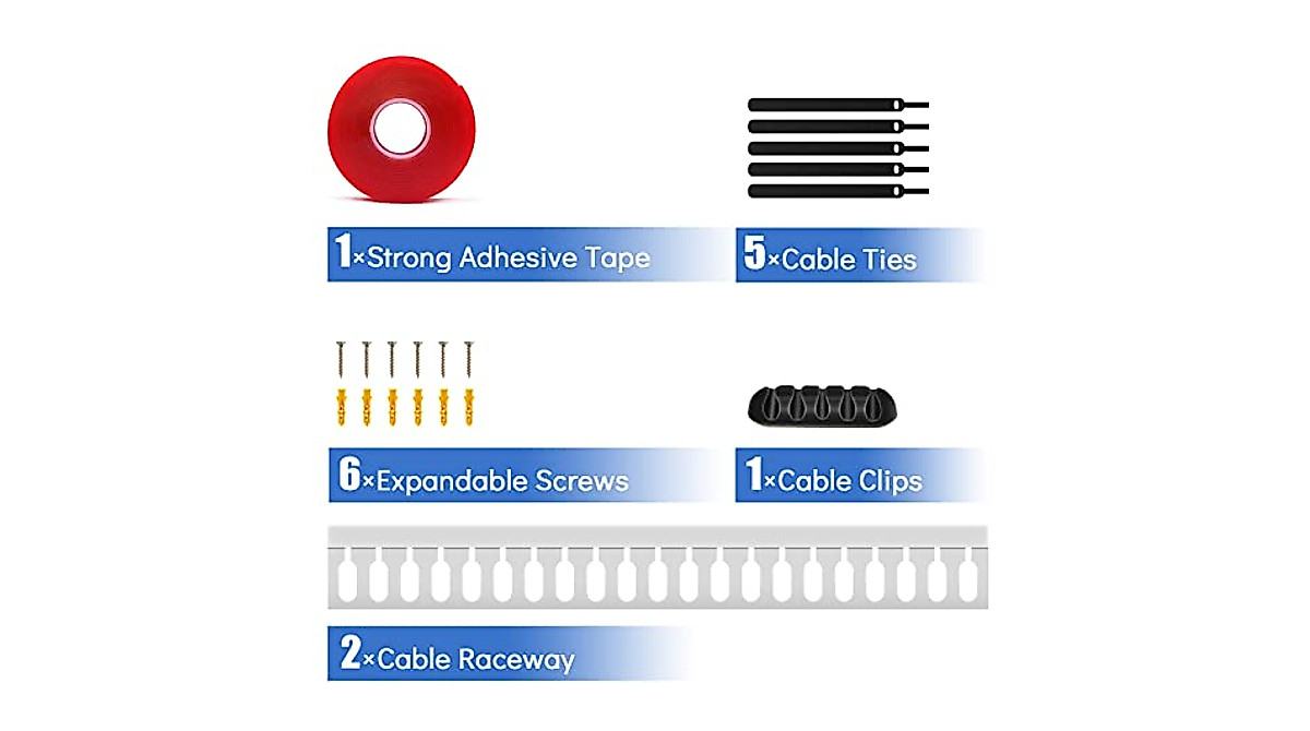 Cable Duct Management Raceway Kit, 31.4" (2 x 15.7) Server Rack Cable ...