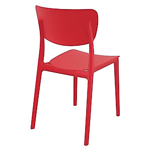 Compamia Monna Outdoor Dining Chair in Red (Set of 2)