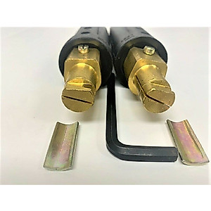 STARTECHWELD Welding Cable Connector 2-MPC-M, Male Set 1/0-2/0 Twist Lock, 2-MPC-M (2 Pack)